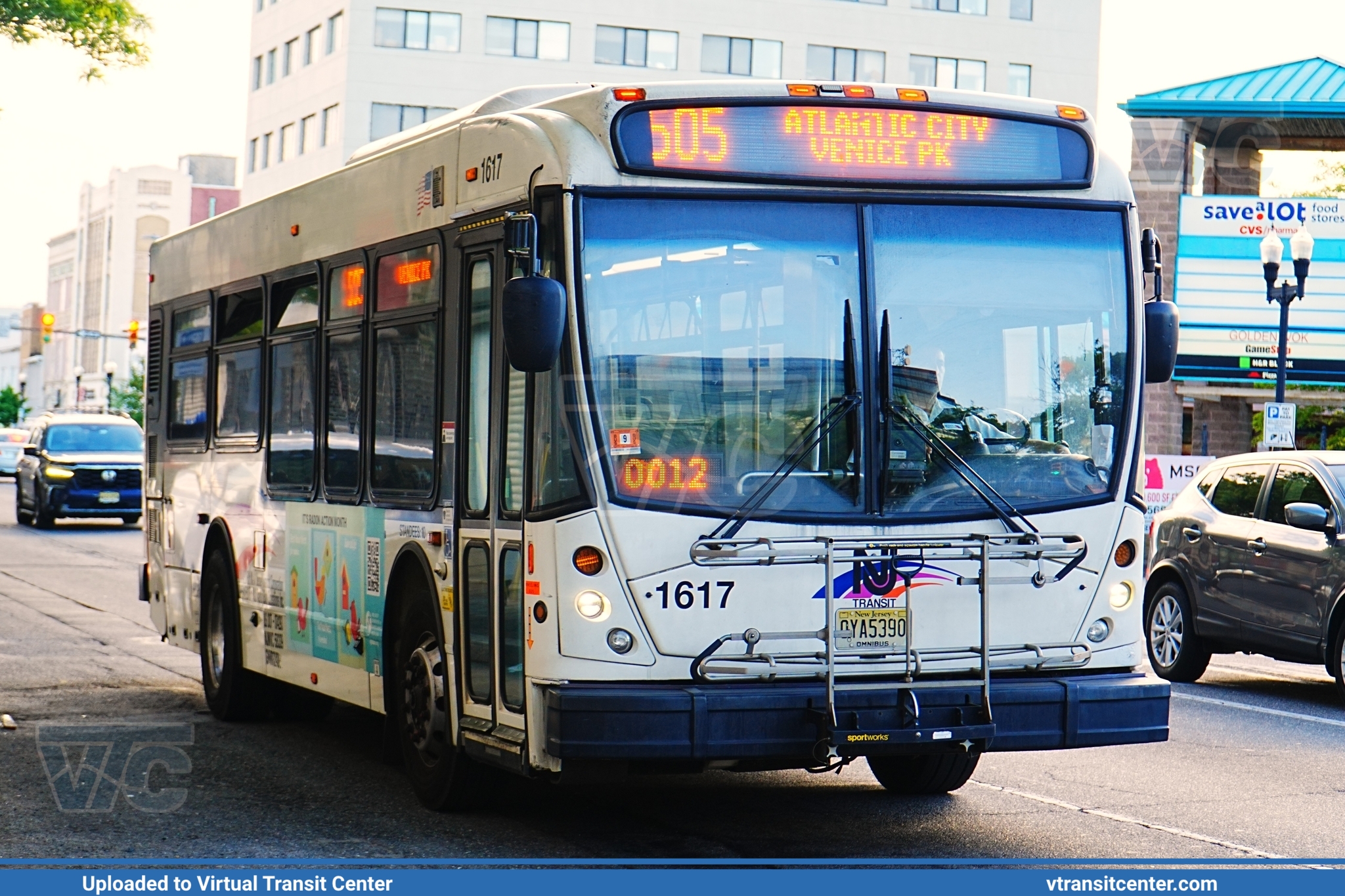NJ Transit Bus - NJ Transit 1617 on Route 505 - VTC Multimedia