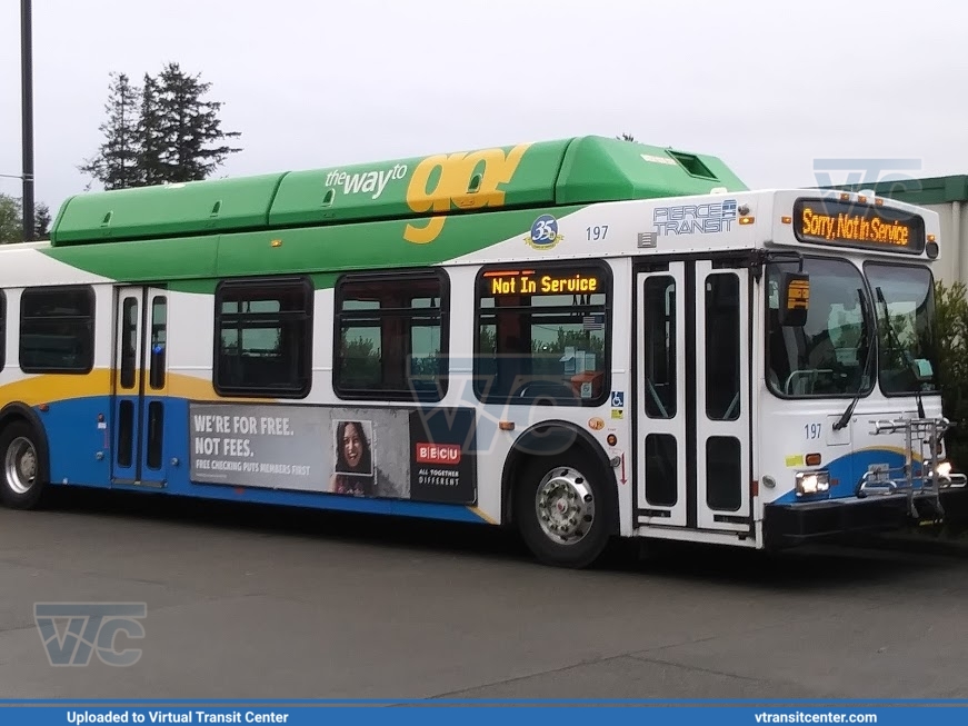 Pierce Transit - Pierce Transit 2016 Gillig CNG Low Floor 266 on Rt 500 ...