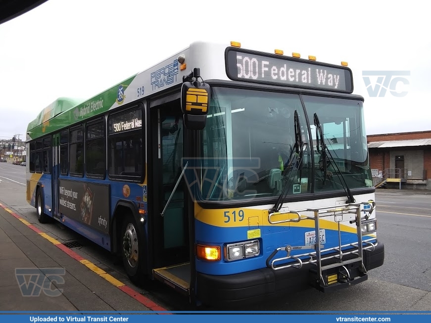 Pierce Transit - Pierce Transit 2014 Gillig Hybird Low Floor 519 on Rt ...