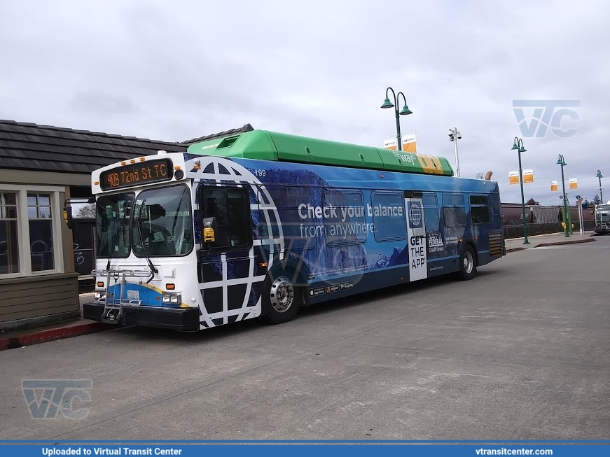 Pierce Transit - Pierce Transit 2004 C40LF 199 on Rt 409 - VTC Multimedia