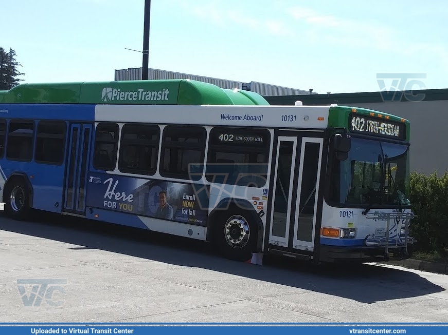 Pierce Transit - Pierce Transit 2019 Gillig CNG Low Floor 10131 on Rt ...