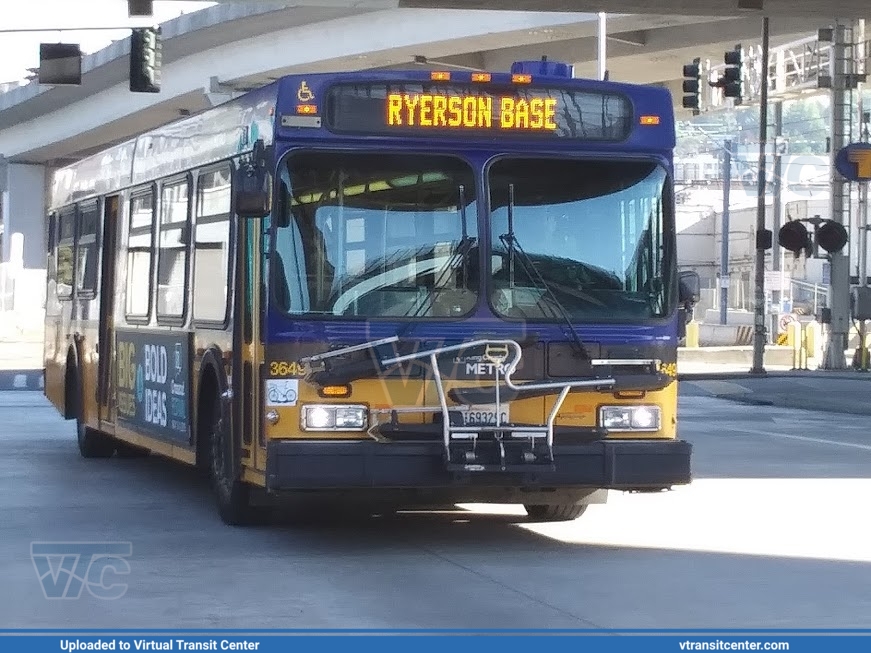 King County Metro - King County Metro 2003 D40LF 3649 - VTC Multimedia