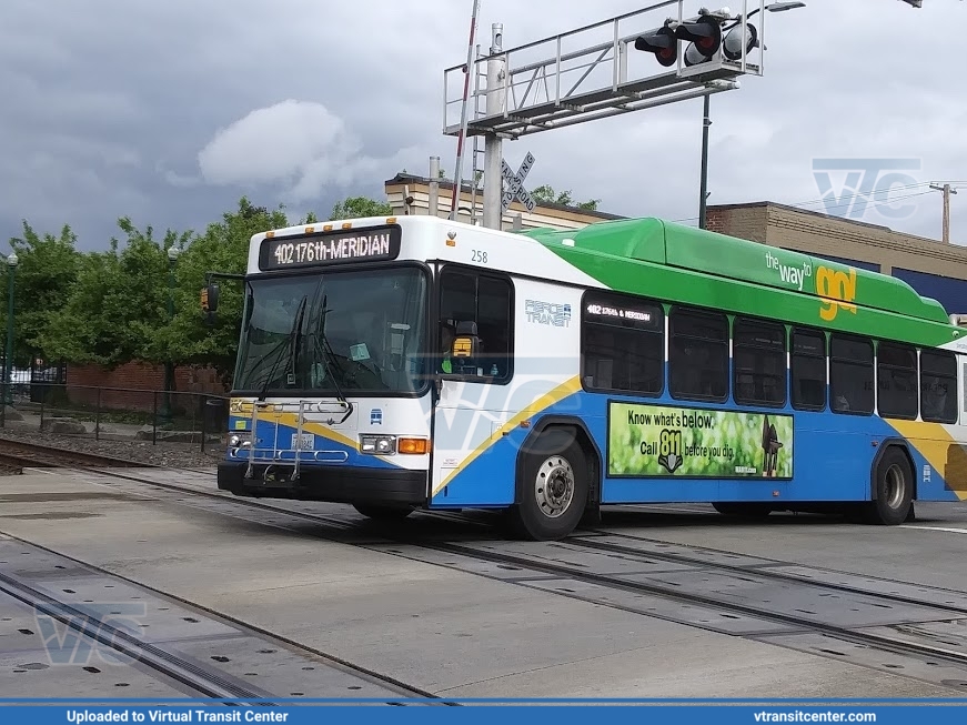 Pierce Transit - Pierce Transit 2015 Gillig Low Floor CNG 258 on Rt 402 ...