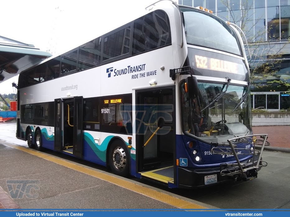 Sound Transit - Sound Transit Alexander Dennis Enviro 500 #91501 - VTC ...