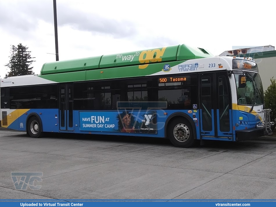 Pierce Transit - Pierce Transit C40LFR #233 - VTC Multimedia