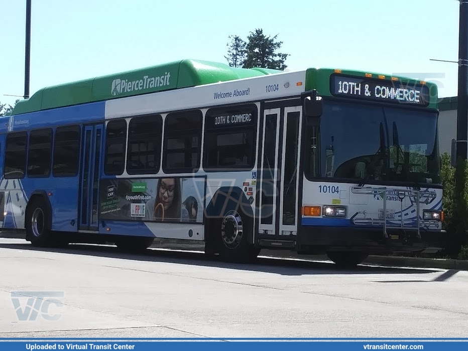 Pierce Transit - Pierce Transit Gillig CNG Low Floor #10104 - VTC ...