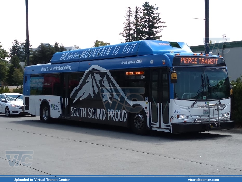 Pierce Transit - Wrap Advertisement! Pierce Transit C40LFR #250 - VTC ...