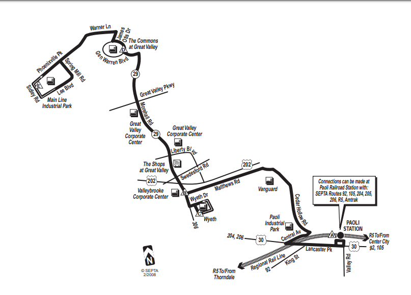 SEPTA Route 205 Discontinued | Virtual Transit Center
